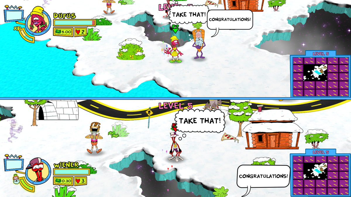 Screenshot of ToeJam & Earl: Back in the Groove! (Windows, 2019) - MobyGames