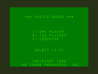 Castle Guard (1982) - MobyGames
