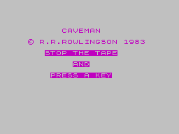 Caveman (1983) - MobyGames