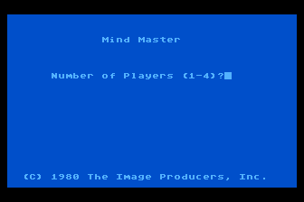 Mind Master (1979) - MobyGames