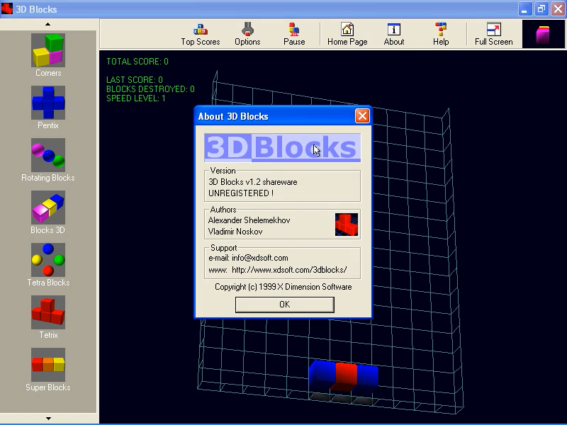 Screenshot of 3D Blocks (Windows, 1999) - MobyGames