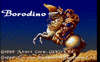 Screenshot of Borodino (Amiga, 1989) - MobyGames