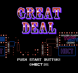 Screenshot of Great Deal (NES, 1991) - MobyGames