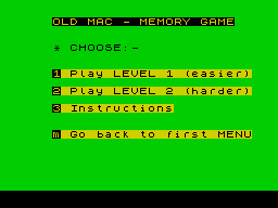 Screenshot of Look Sharp! (ZX Spectrum, 1984) - MobyGames