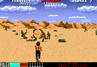 Screenshot of Rambo III (Arcade, 1989) - MobyGames