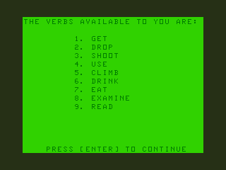 Screenshot of Escape! (TRS-80 CoCo, 1984) - MobyGames