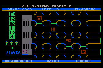 Screenshot of Droids (Atari 8-bit, 1983) - MobyGames