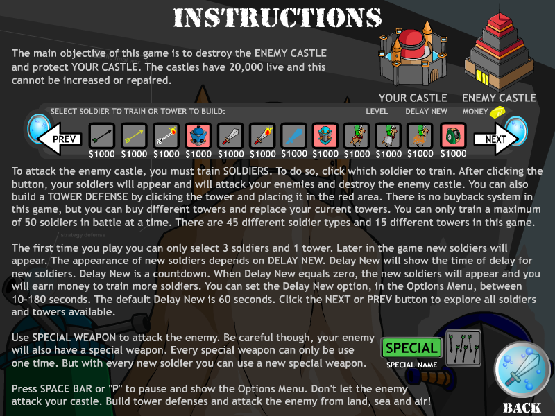 Screenshot of Strategy Defense 3: The Final War (Browser, 2008) - MobyGames