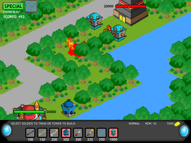 Screenshot of Strategy Defense 3: The Final War (Browser, 2008) - MobyGames