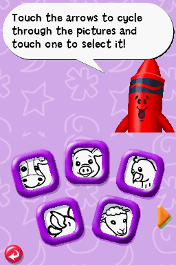 Screenshot of Crayola Treasure Adventures (Nintendo DS, 2007) - MobyGames