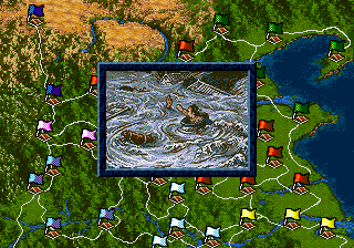 Screenshot of Sangokushi V (Genesis, 1997) - MobyGames