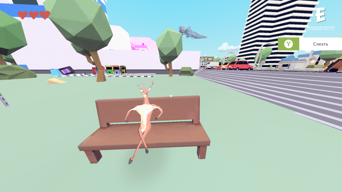 Screenshot of DEEEER Simulator (Windows, 2020) - MobyGames