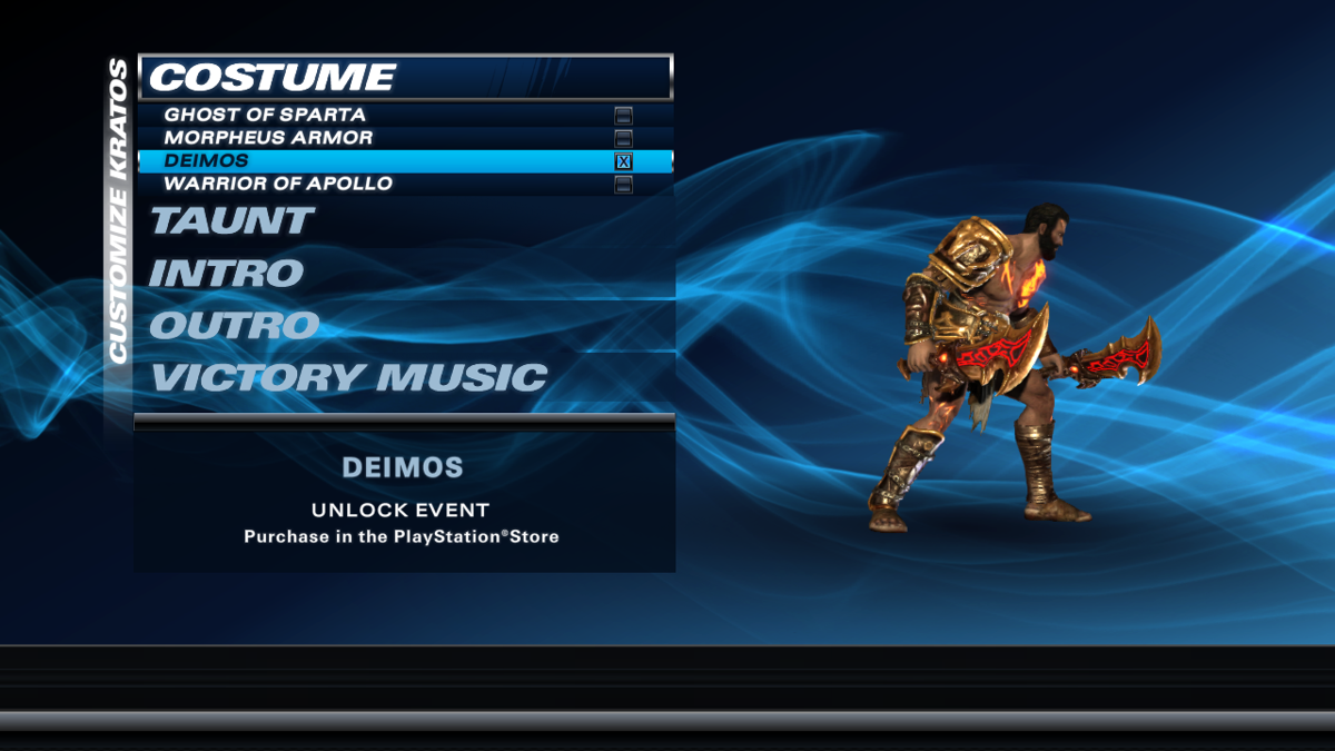 Screenshot of PlayStation All-Stars Battle Royale: 'Deimos' Kratos ...