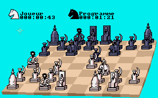 Screenshot of Chess Simulator (Amiga, 1989) - MobyGames