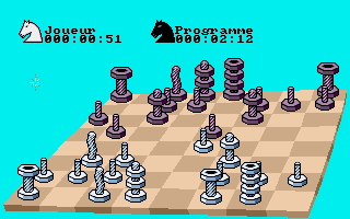 Screenshot of Chess Simulator (Amiga, 1989) - MobyGames