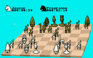 Screenshot of Chess Simulator (Amiga, 1989) - MobyGames