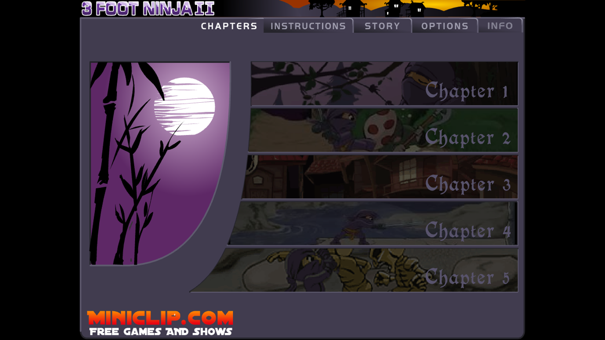 Screenshot of 3 Foot Ninja II (Browser, 2004) - MobyGames