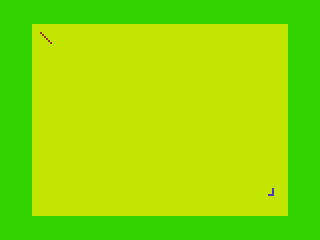 Screenshot of Blockade (TRS-80 CoCo, 1981) - MobyGames