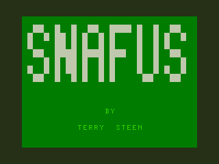 Snafus (1984) - MobyGames