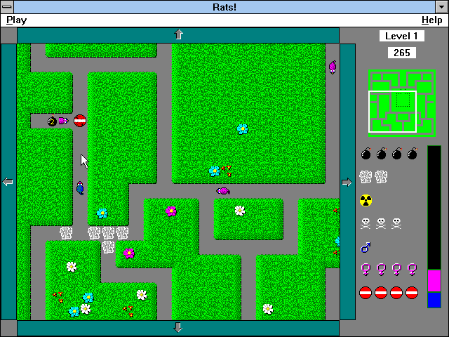 Screenshot of Rats! (Windows 3.x, 1994) - MobyGames