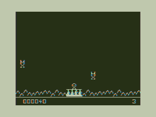 Screenshot of Lander (TRS-80 CoCo, 1983) - MobyGames
