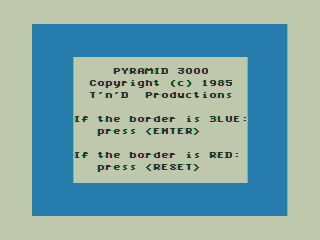 Pyramid 3000 (1985) - MobyGames