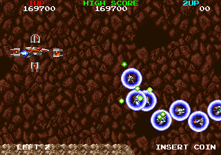 Screenshot of Megablast (Arcade, 1989) - MobyGames