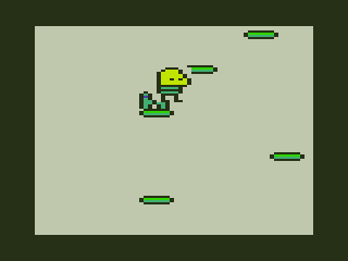 Screenshot of Jumpy (TRS-80 CoCo, 2020) - MobyGames