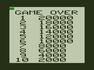 Screenshot of Jumpy (TRS-80 CoCo, 2020) - MobyGames