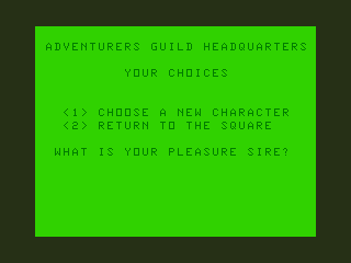 Screenshot of Spellbound: A Dungeons & Dragons Adventure (TRS-80 CoCo, 1987) - MobyGames