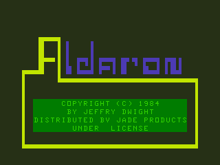 Aldaron (1984) - MobyGames