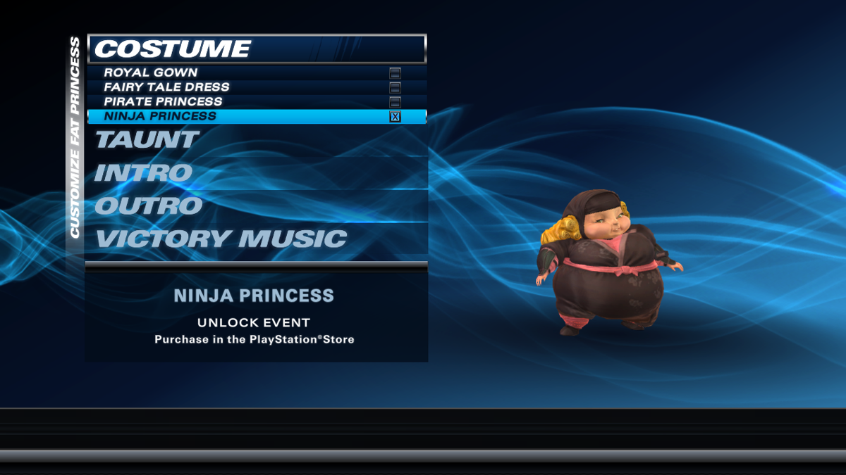 Screenshot of PlayStation All-Stars Battle Royale: Fat Princess' Ninja ...