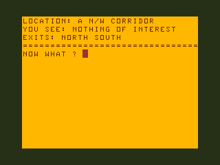 Screenshot of Zector Adventure (TRS-80 CoCo, 1984) - MobyGames