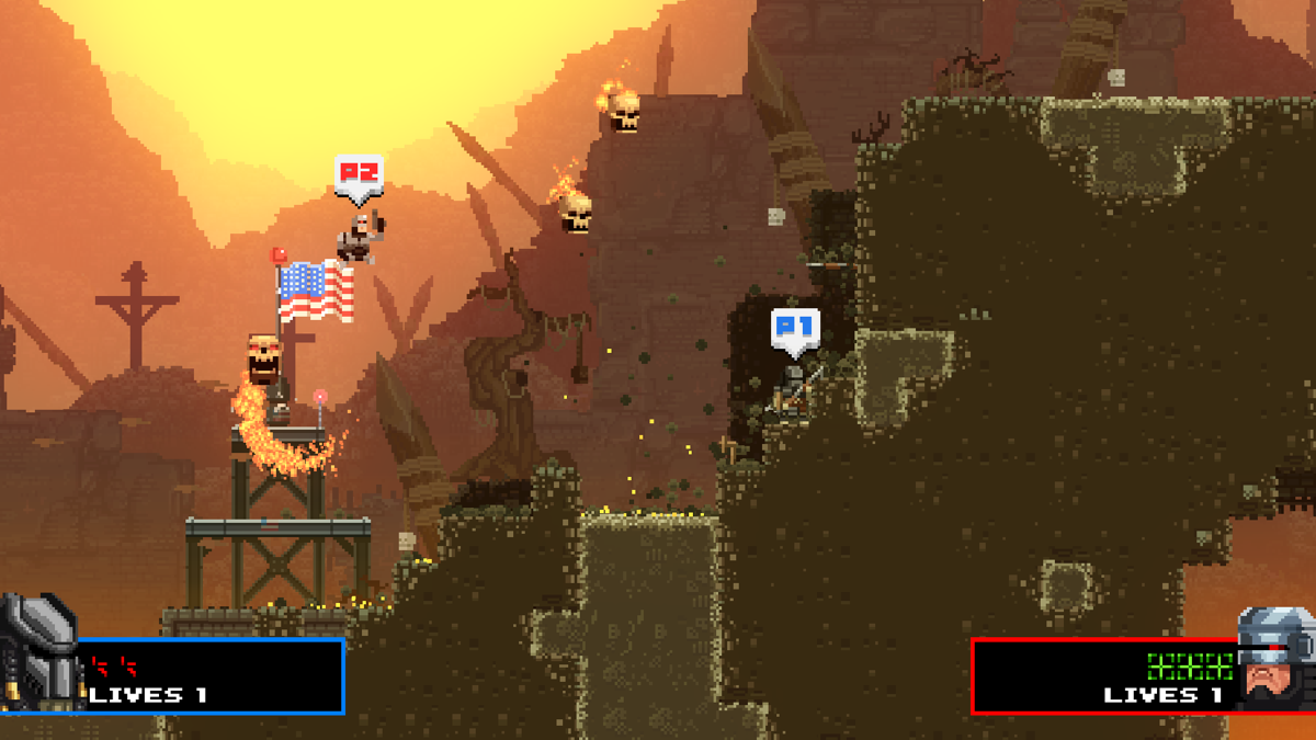Screenshot of Broforce (Windows, 2014) - MobyGames
