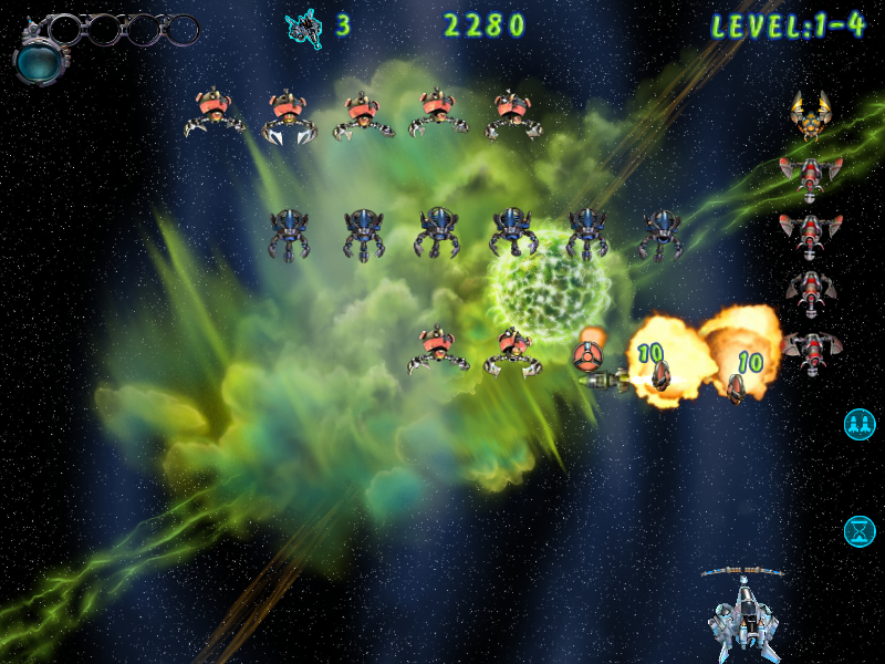 Screenshot of Atomaders 2 (Windows, 2008) - MobyGames