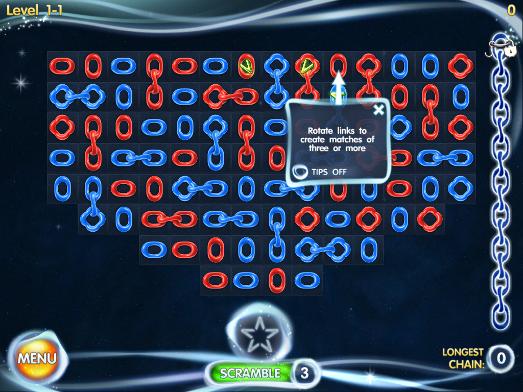 Screenshot of Chainz Galaxy (Windows, 2010) - MobyGames