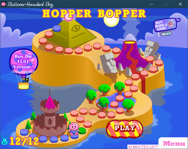 Screenshot of Balloon-Headed Boy (Windows, 2006) - MobyGames