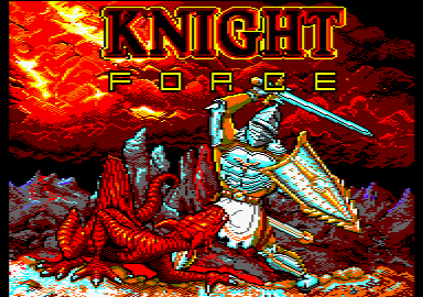 Screenshot of Knight Force (Amstrad CPC, 1989) - MobyGames