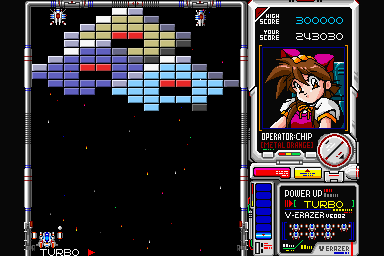 Screenshot of Cyberblock Metal Orange (Sharp X68000, 1990) - MobyGames