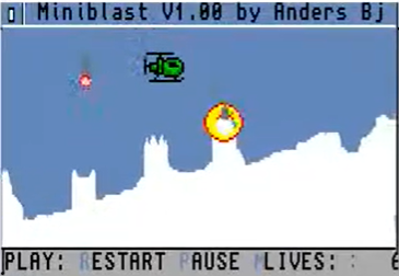 Screenshot of Miniblast (Amiga, 1990) - MobyGames