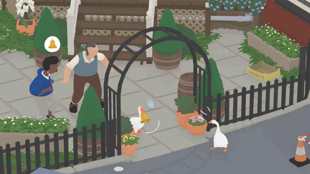 Screenshot of Untitled Goose Game (Windows, 2019) - MobyGames