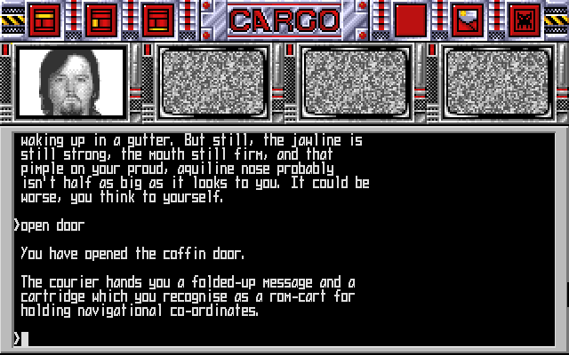 Screenshot of Suspicious Cargo (Amiga, 1991) - MobyGames