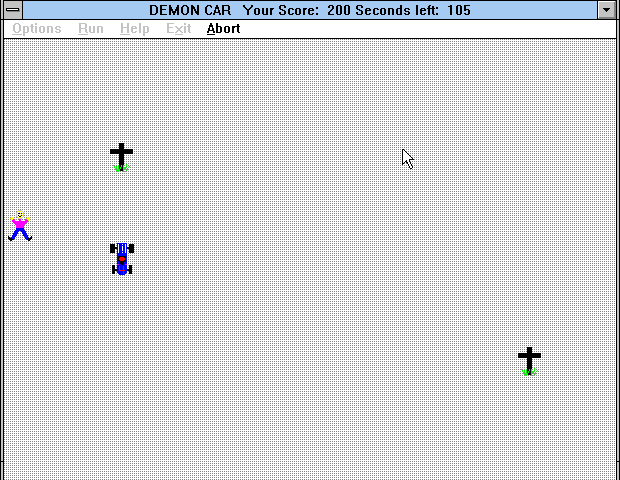 Screenshot of Demon Car (Windows 3.x, 1994) - MobyGames