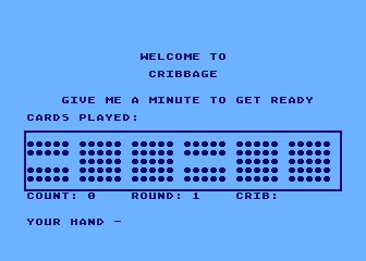 Cribbage (1980) - MobyGames
