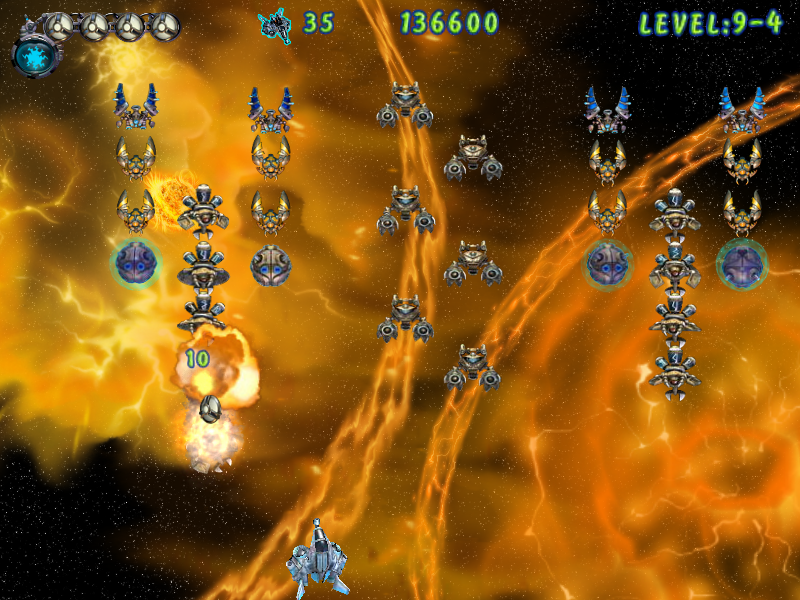 Screenshot of Atomaders 2 (Windows, 2008) - MobyGames