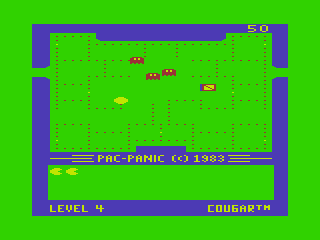 Screenshot of Pac-Panic (TRS-80 CoCo, 1983) - MobyGames