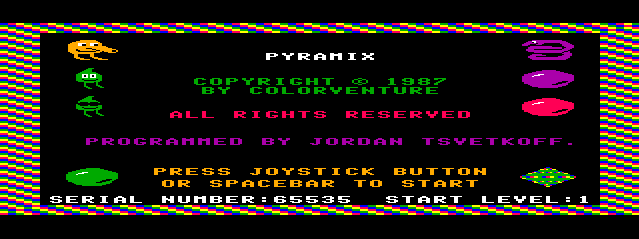 Pyramix (1987) - MobyGames