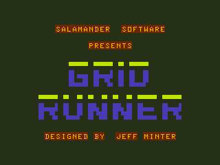 Screenshot of Gridrunner (TRS-80 CoCo, 1982) - MobyGames