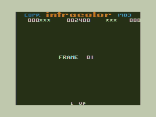Screenshot of Robotack (TRS-80 CoCo, 1983) - MobyGames