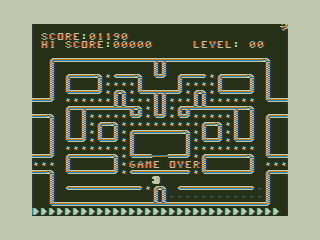 Screenshot of Pacoman (TRS-80 CoCo, 1983) - MobyGames